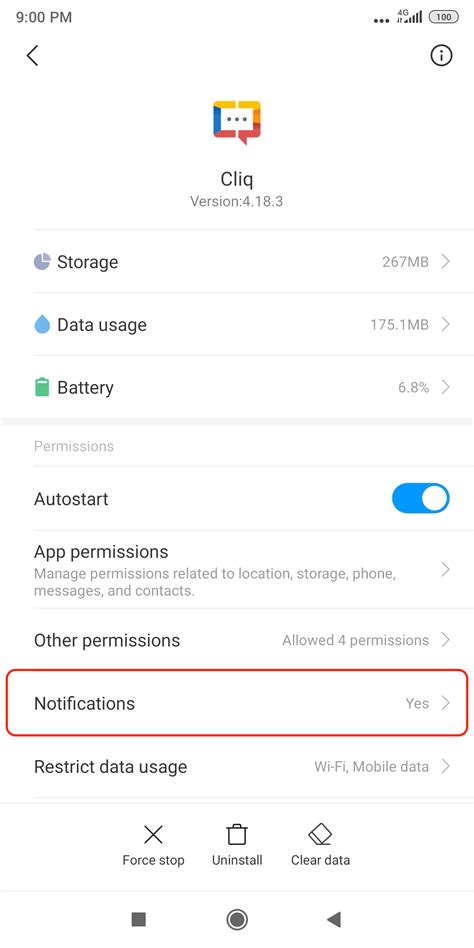 Xiaomi Notification Alerts Zoho Cliq