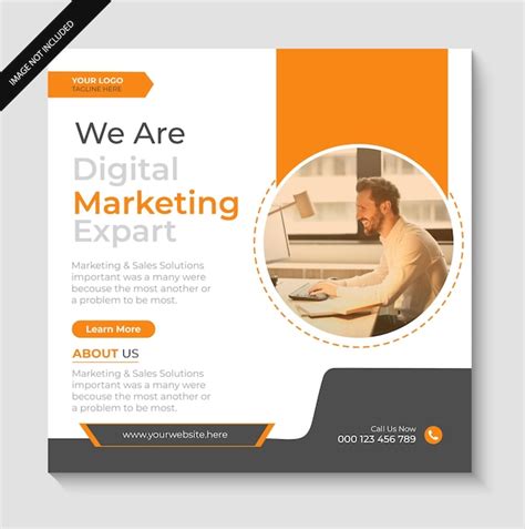 Marketing Digital En Las Redes Sociales Vector Premium