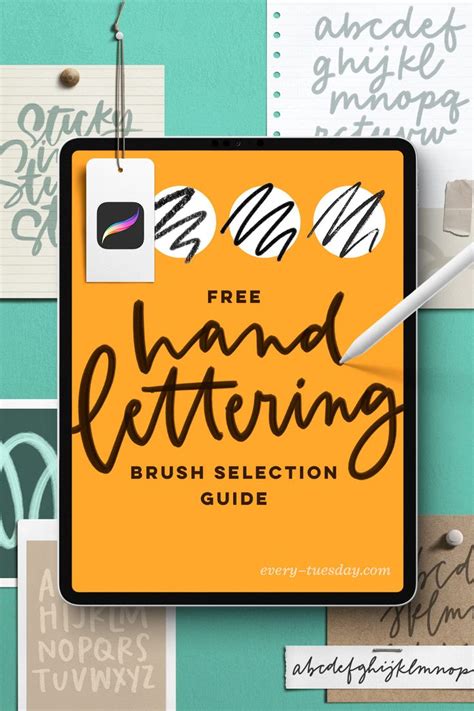 Procreate Hand Lettering Brush Guide