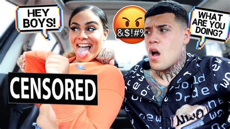 Flashing Strangers While He Drives To See His Reaction Youtube