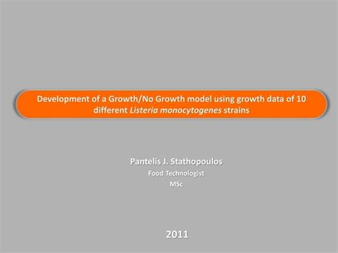 Development Of A Growthno Growth Model Based On Growth Data Of 10