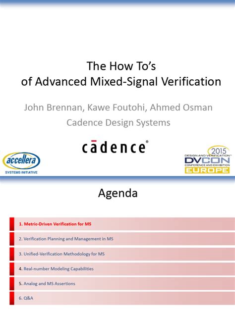 Dvcon Europe 2015 T13 Presentation Pdf Verification And Validation Formal Verification