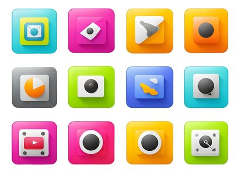 Premium Vector App Button