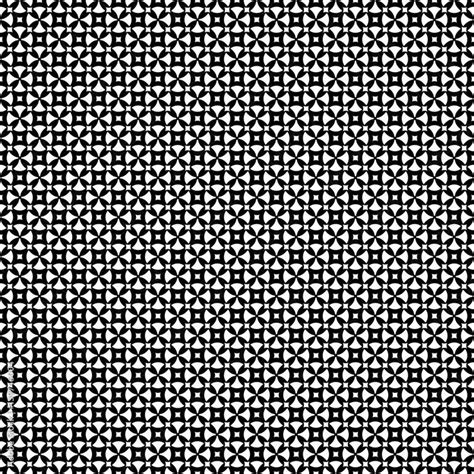 Geometric Monochrome Seamless Pattern