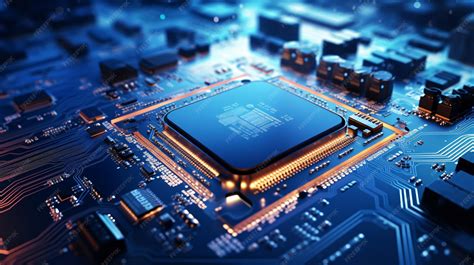 Premium Photo Microprocessor And Cpu Technology Background