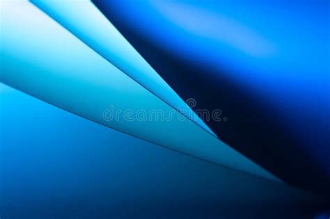 Colorful Abstract Curves In Shades Of Blue Tints Creating A Dynamic Visual Experience Stock