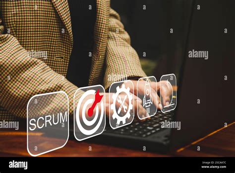 Scrum Process Software Development Concept Scrum Agile Development