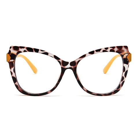 Isabella Cat Eye Leopard Glasses