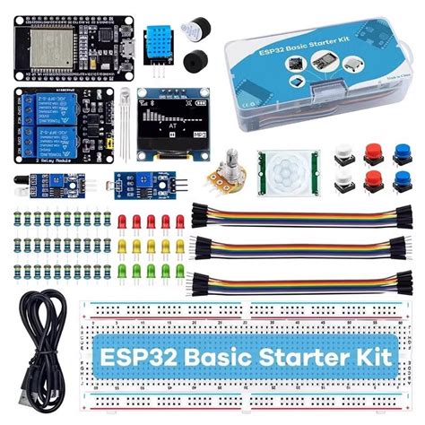 Conjunto Do Kit Inicial Do Módulo Esp32 Para O Módulo Esp32 Esp 32s Wifi Shopee Brasil