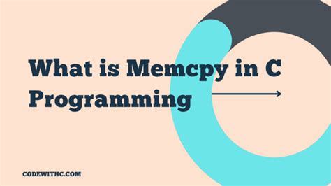 what is memcpy in c programming code with c