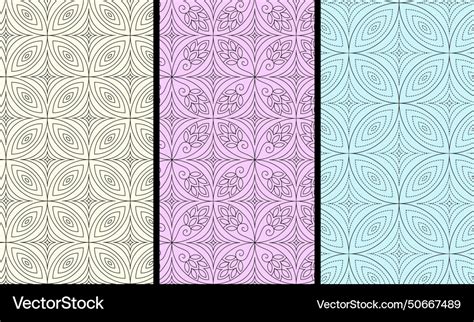 Modern Seamless Linear Black Pattern Royalty Free Vector