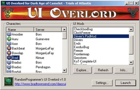 The Daoc User Interface Editor