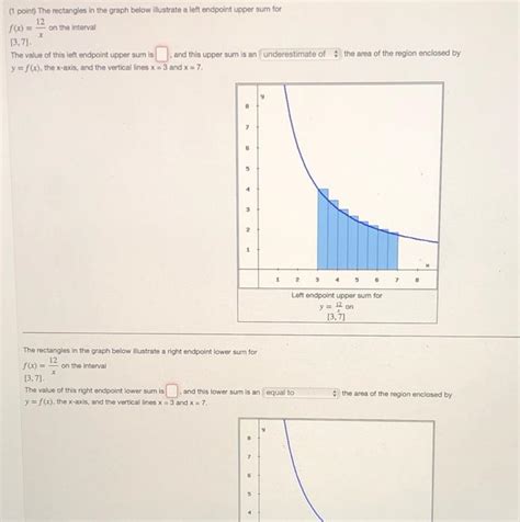 Solved Point The Rectangles In The Graph Below Ilustrate Chegg