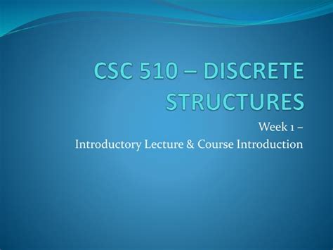 Lesson 1 Chapter0introductory Lecturepptx