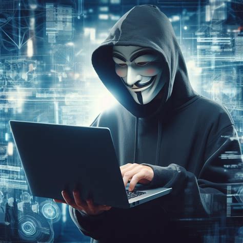Premium Photo Anonymous Hacker Cyber Criminal