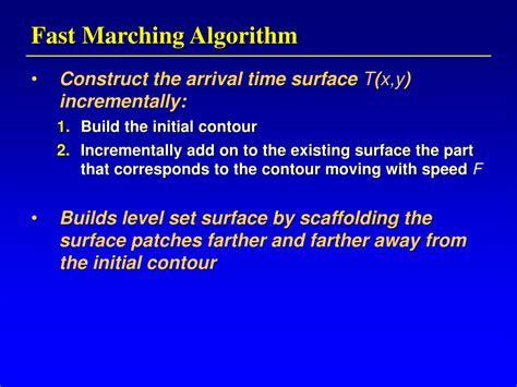 ppt fast marching and level set for shape recovery powerpoint