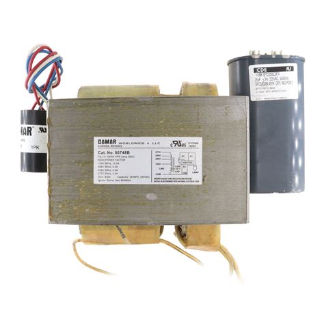 Damar Lighting 748b Hps Hid Ballast Kit 1000w S52 Cwa Hpf 12020824 Toomanyamps