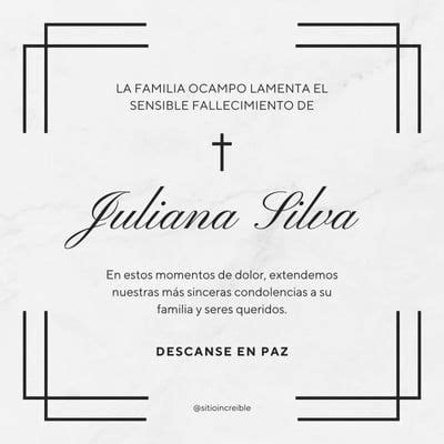 Plantillas Tarjetas De Condolencias Para Editar
