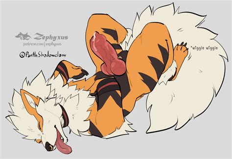Rule 34 Arcanine Bodily Fluids Claws Facial Piercing Feral Fur