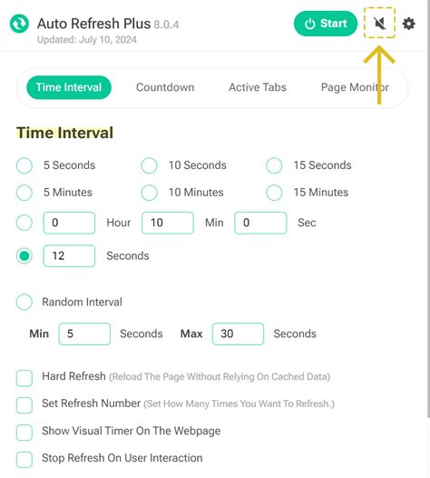 Unable To Mute Unmute Sound Notifications Auto Refresh Plus
