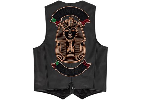 Denim Tears Tracys King Tut Vest Black Mens Fw23 Us
