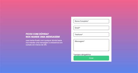 GitHub Carvalhorhuan Quest HTML CSS JS Validacao Formulario