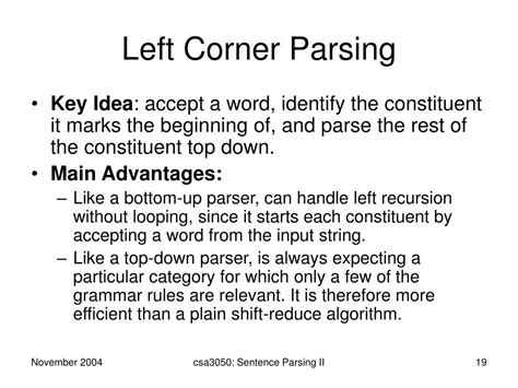 ppt csa350 nlp algorithms powerpoint presentation free download