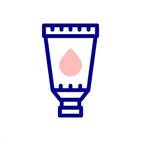 A Tube Of Toothpaste With A Pink Drop In It 52059358 Vector Art At Vecteezy