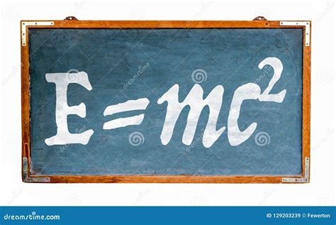 Relativity Theory Emc2 Equation Mass Energy Equivalence On Blue Old