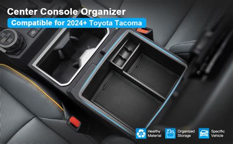 Coleya 2024 2025 2026 Tacoma Accessories Center Console Organizer For