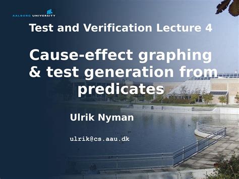 Cause Effect Graphing