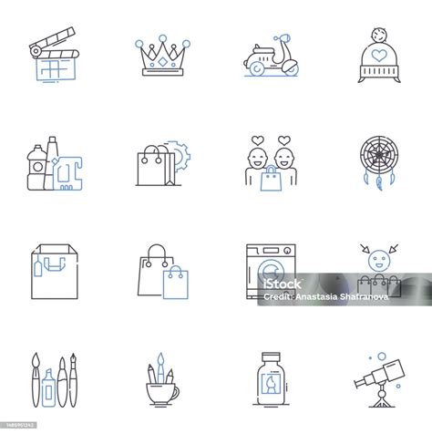 소유주 라인 아이콘 컬렉션입니다 사업주 기업가 관리자 설립자 소유자 보스 크리에이터 벡터 및 선형 그림 임원 고용주 Ceo 개요 표지판 세트 감독에 대한 스톡 벡터 아트 및