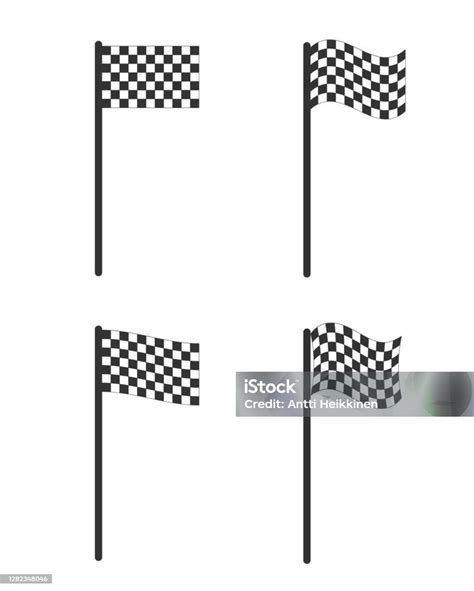 체크 무늬 플래그 아이콘입니다 체크 어 블랙과 화이트 기호 그리드 패턴 폴플래그 일러스트레이션을 확인합니다 모터 스포츠 레이스 마무리 기호 승리 챔피언십 로고 흰색 배경에