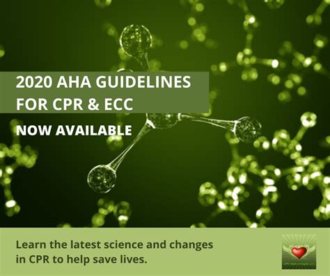 2020 Aha Guidelines For Cpr And Ecc Cpr Heart Of Angels Llc