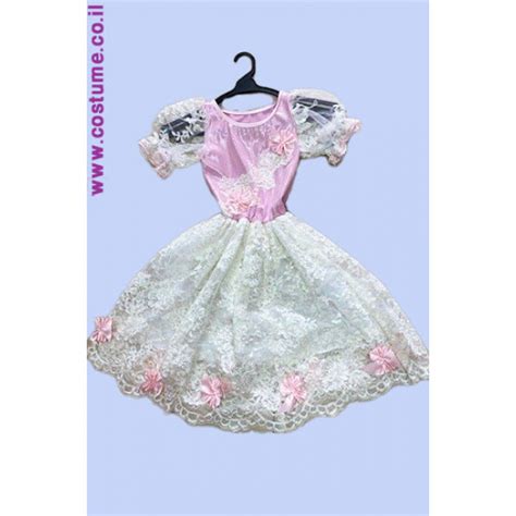 תחפושת נסיכה בורוד ילדות