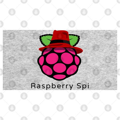 Raspberry Spi Red Hat Hacker Edition Cyber Security T Shirt