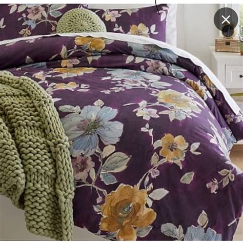 Pottery Barn Teen Bedding Pottery Barn Teen Purple Floral Duvet
