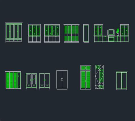 Cupboards Cad Blocks Free Autocad Dwg Files For Download