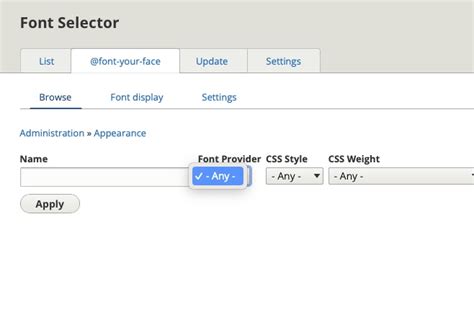 Browse Does Not Provide Any Results Font Provider List Is Empty 3353776