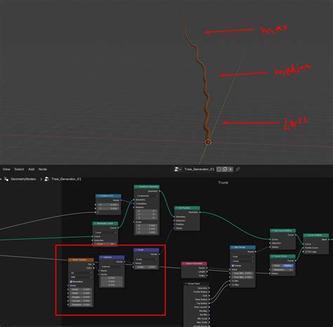 Geometry Node Noise Texture On Curve With Height Mask Modeling Blender Artists Community