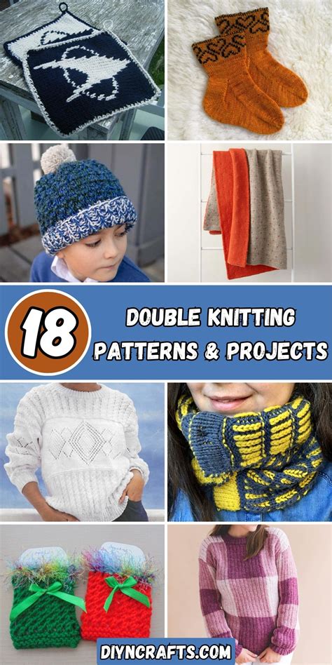 18 Double Knitting Patterns And Projects Diy And Crafts