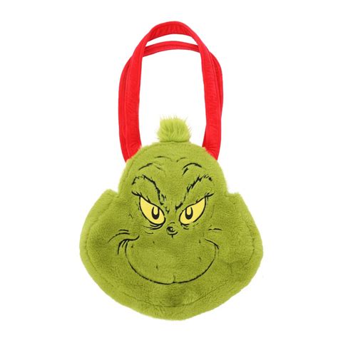 The Grinch Grinch Big Face Plush Tote Bag