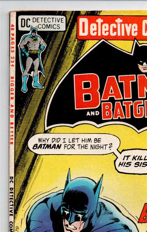 Detective Comics 417 Batman Batgirl Neal Adams 1971 Fnvf