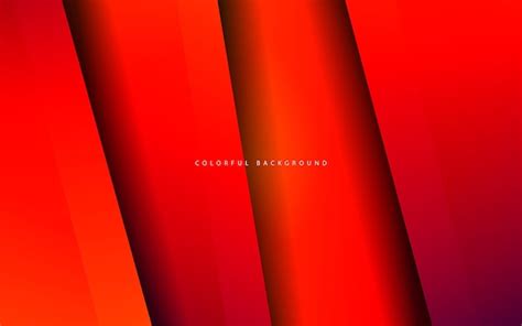 Premium Vector Abstract Overlap Layer Red Color Background
