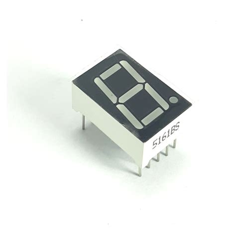 display de 7 segmentos com 1 dígito anodo comum makkers