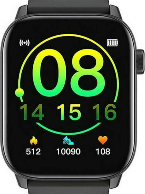 Hoco Y3 Smartwatch με Παλμογράφο (Μαύρο) | Skroutz.gr