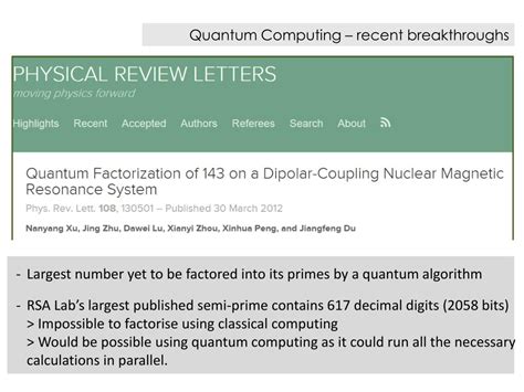 PPT Cryptography In A Post Quantum Computing World PowerPoint Presentation ID 4468596