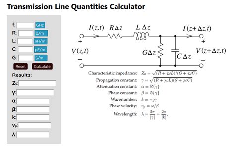Line Attenuation Calculator Vs Transmission Line Calculator Ee Diary