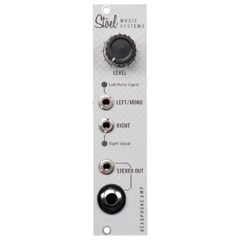 headphone amplifier eurorack module stoel music systems