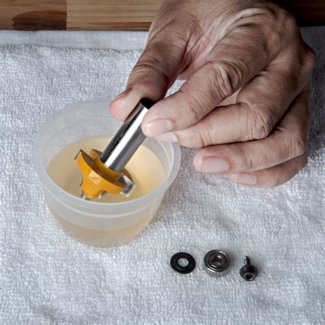Router Bit Cleaning Maintenance POWERTEC